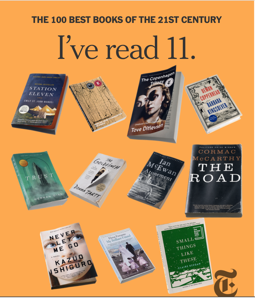 The 100 Best Books of the 21st Century - according to The New York ...